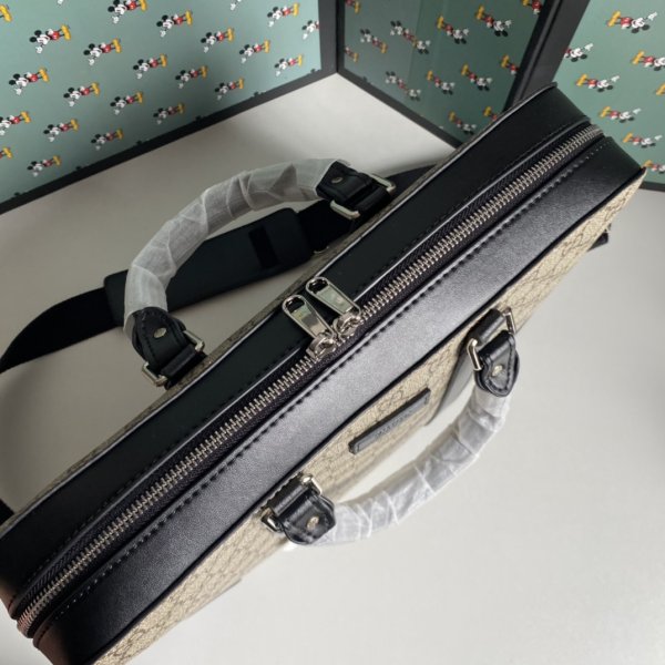 Gucci Replica Bags for Men Brown/Grey Business 474135 High Quality ...